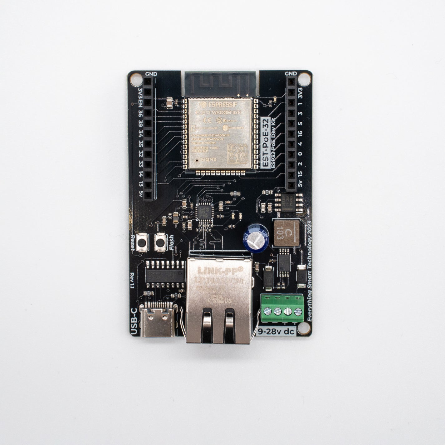 EST-PoE-32 - ESP32 PoE Development Kit – Everything Smart Technology